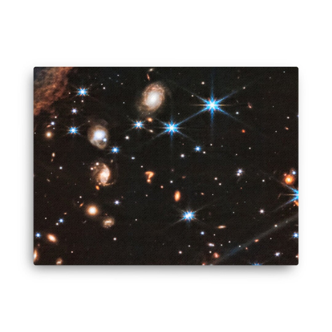 Cosmic Question Mark by James Webb Space Telescope Canvas Print Canvas ...