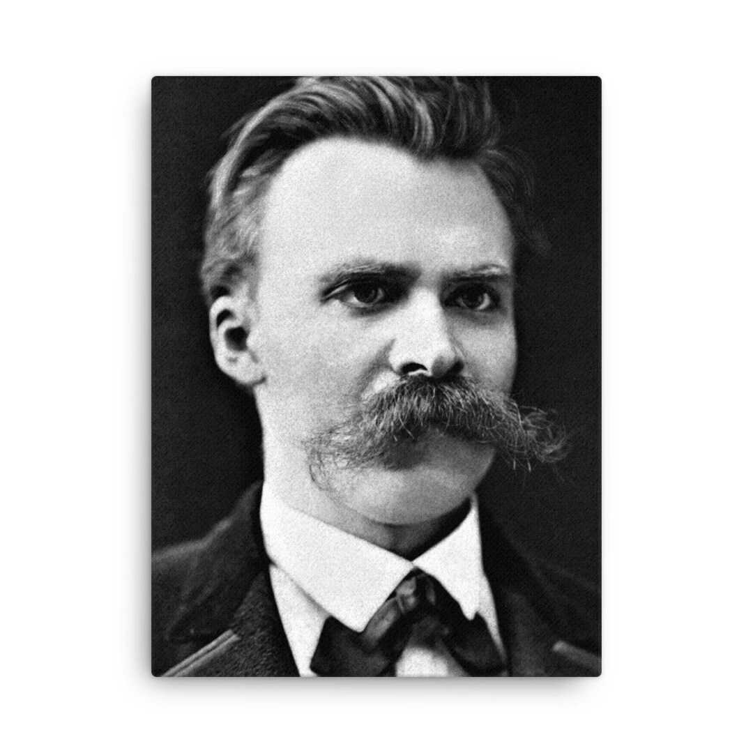 Friedrich Nietzsche Canvas Print - Canvas Wall Art - Etsy