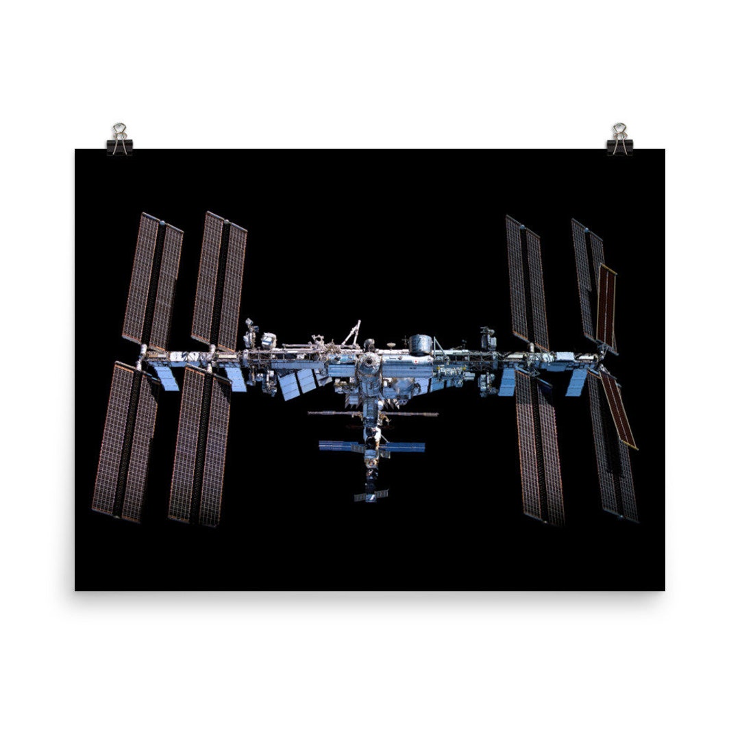 International Space Station Poster Print - Etsy