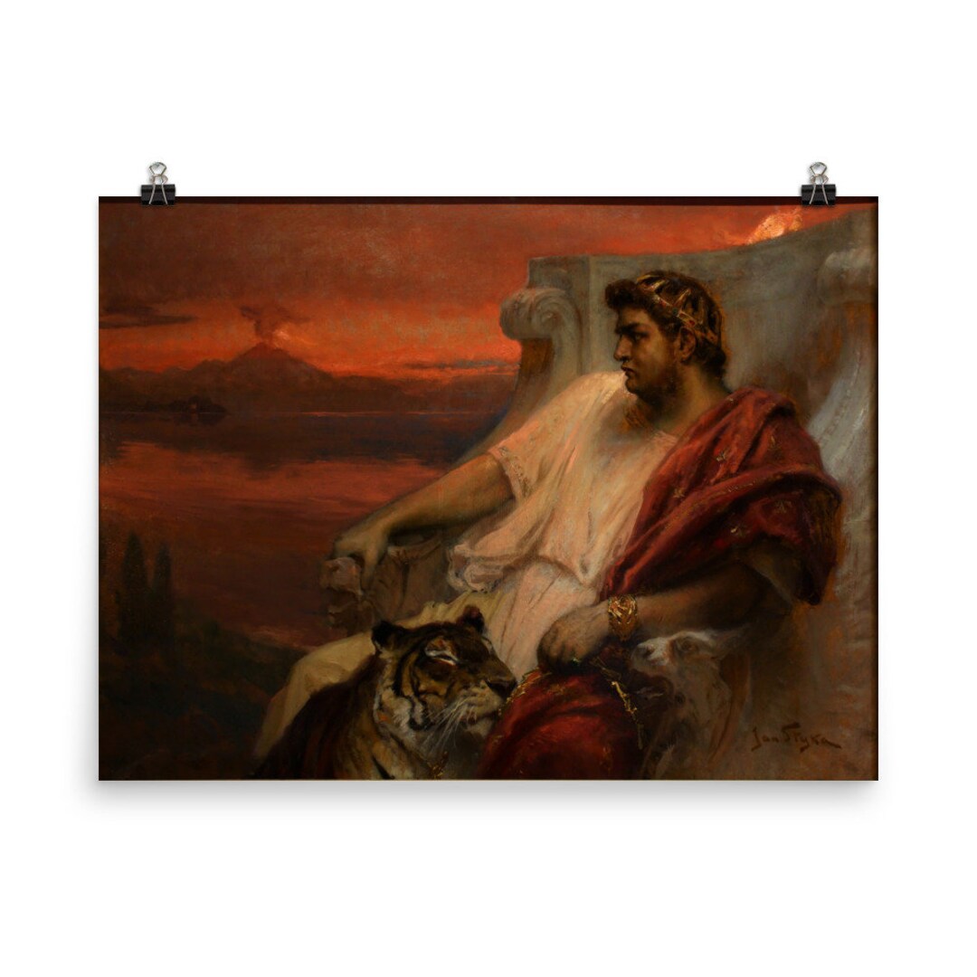 Nero at Baiae by Jan Styka Poster Print - Etsy