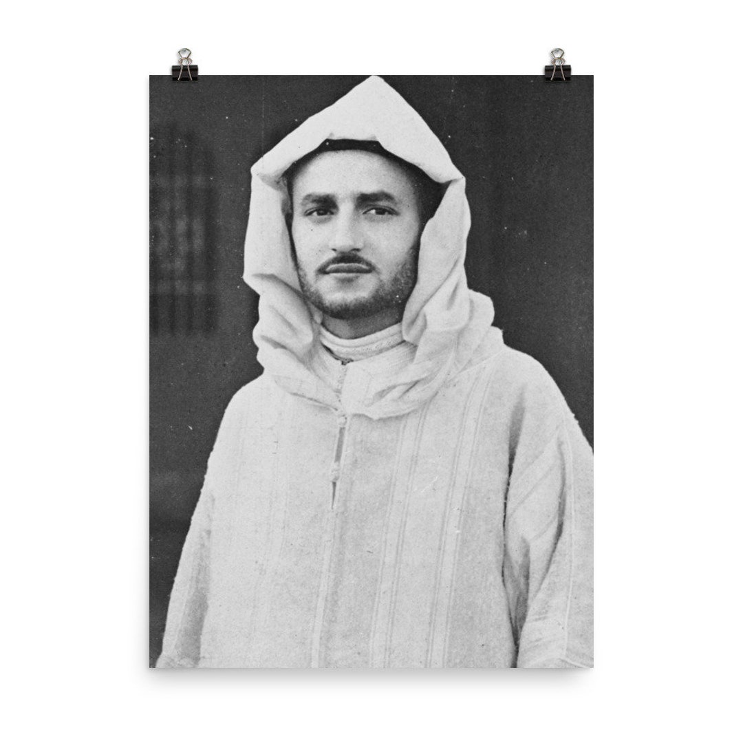 Mohammed V of Morocco Poster Print - Etsy