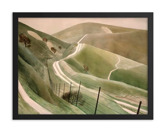 Chalk Paths by Eric Ravilious Print Poster - Etsy