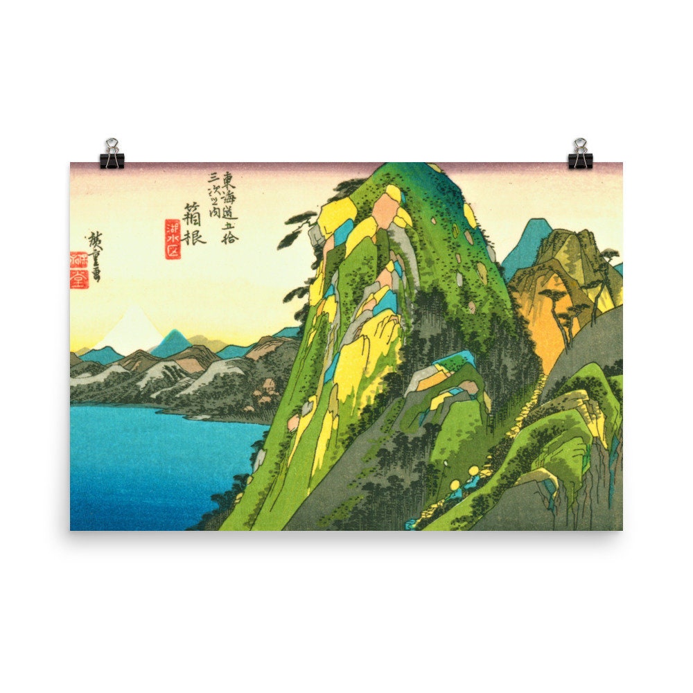 Hakone by Hiroshige Poster Print - Etsy