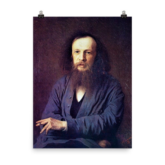Dmitri Mendeleev Poster Print - Etsy