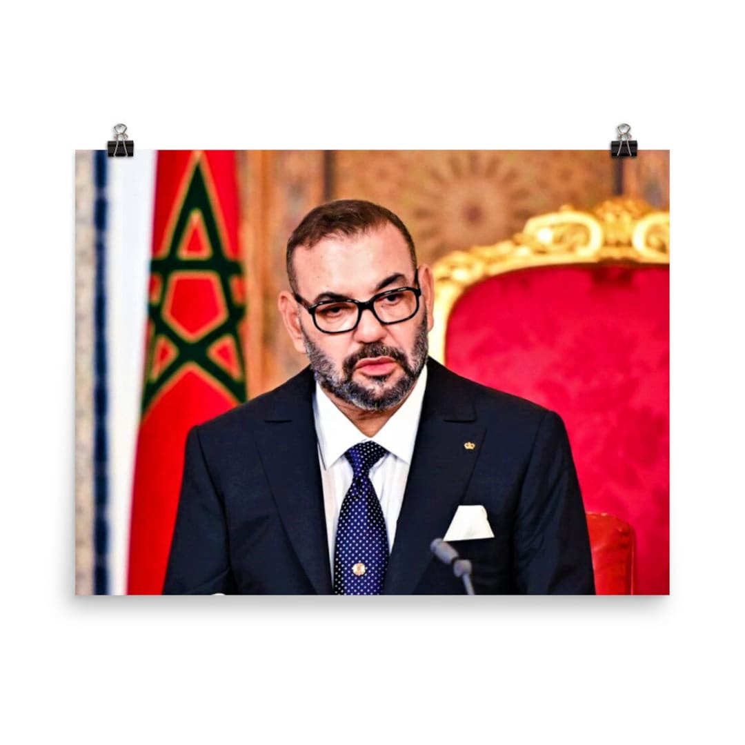 Mohammed VI of Morocco Poster Print - Etsy