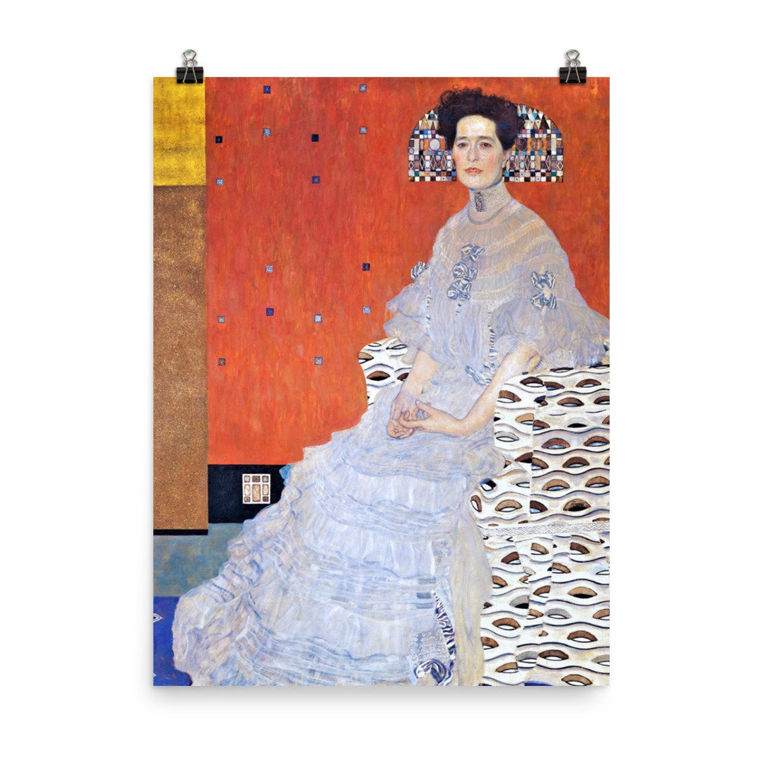 Bildnis Fritza Riedler by Gustav Klimt Poster Print - Etsy