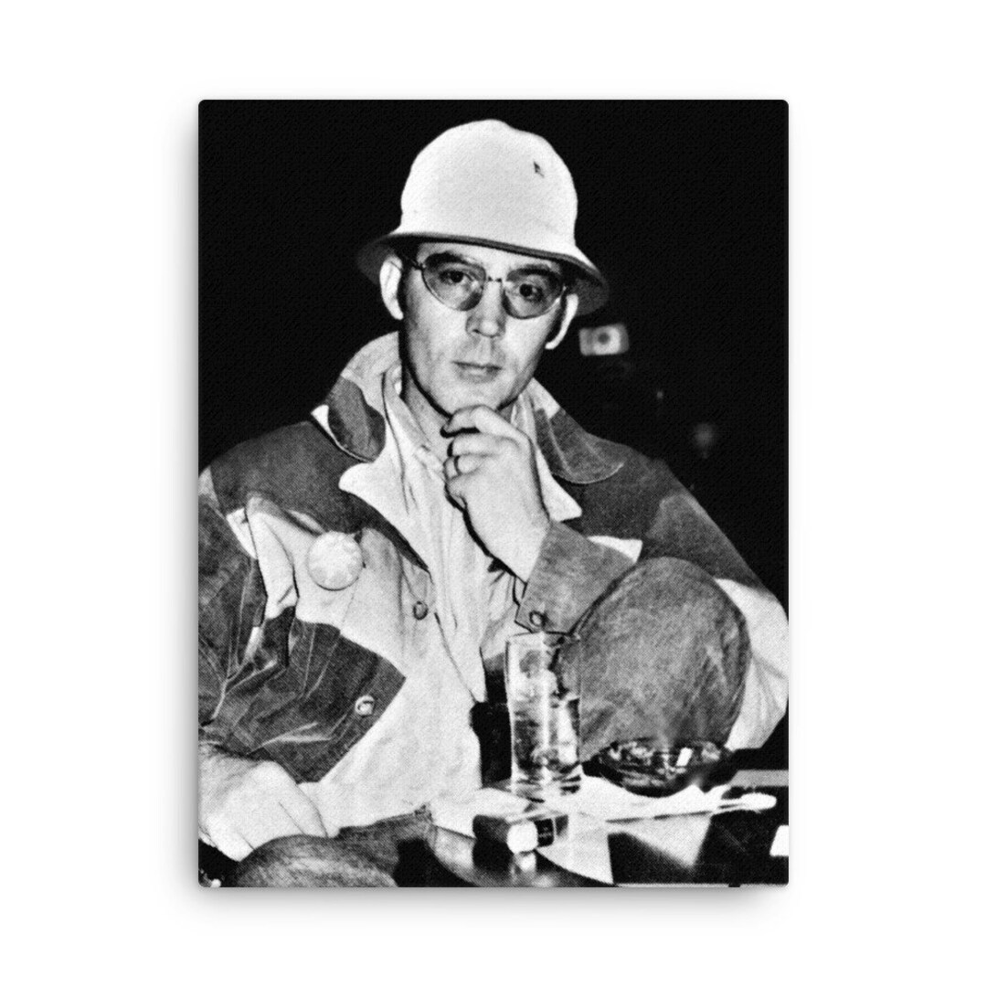 Hunter S Thompson, Fear and Loathing in Las Vegas Canvas Print - Canvas ...