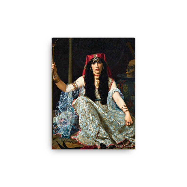 The Sorceress by Georges Merle Canvas Print - Etsy