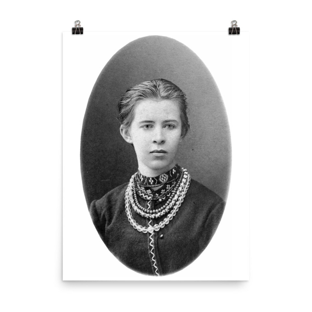Lesya Ukrainka Poster Druck - Etsy.de