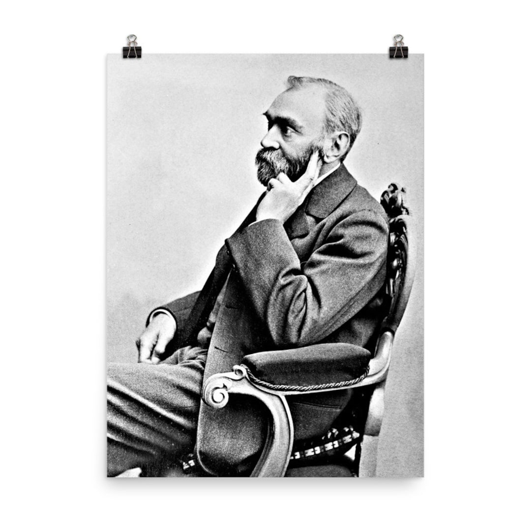 Alfred Nobel Poster Print - Etsy