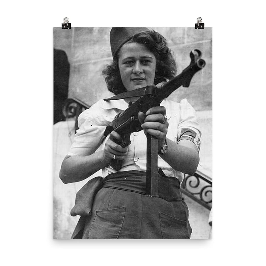 Simone Segouin Poster Print - Etsy
