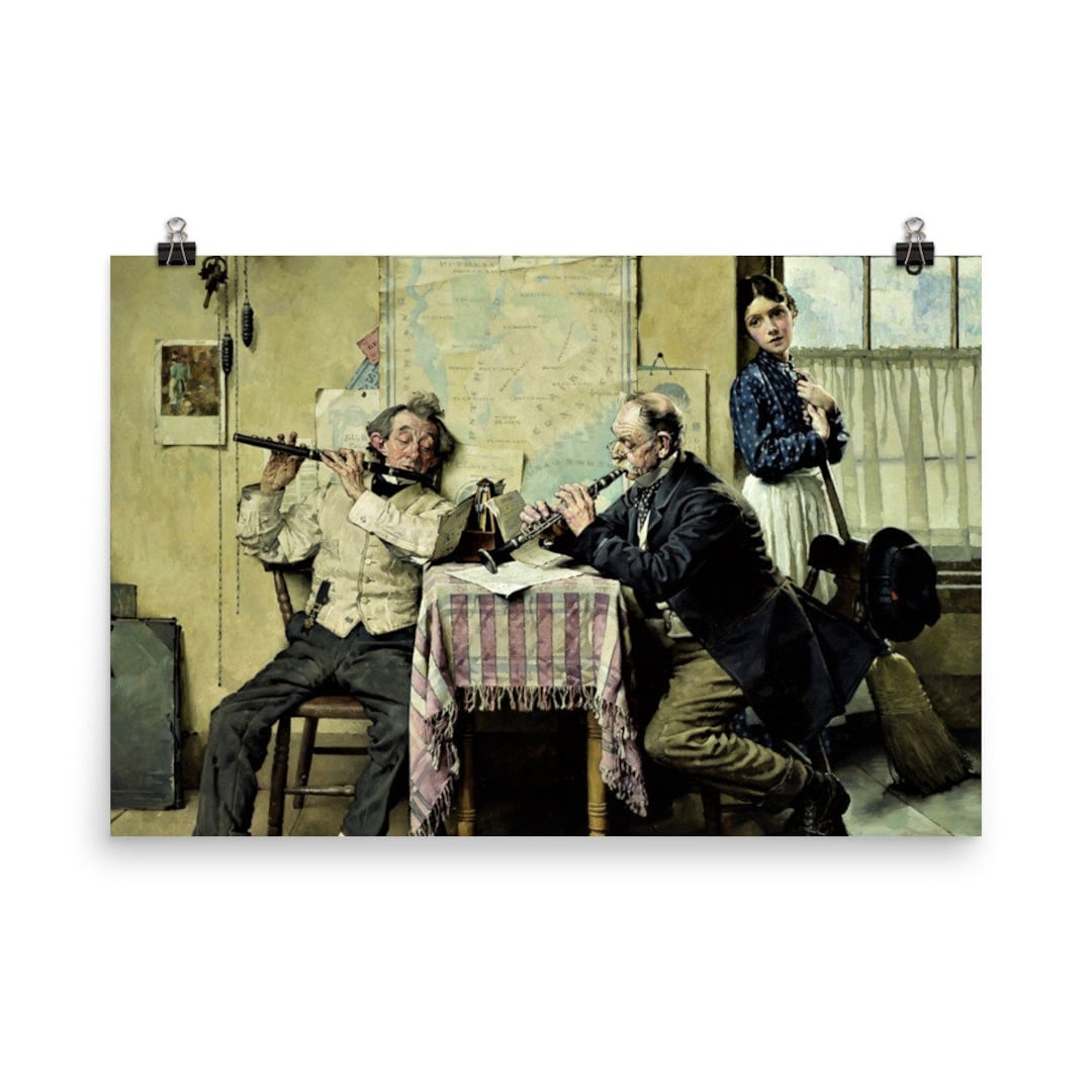 The Love Song by Norman Rockwell Poster Print - Etsy Canada