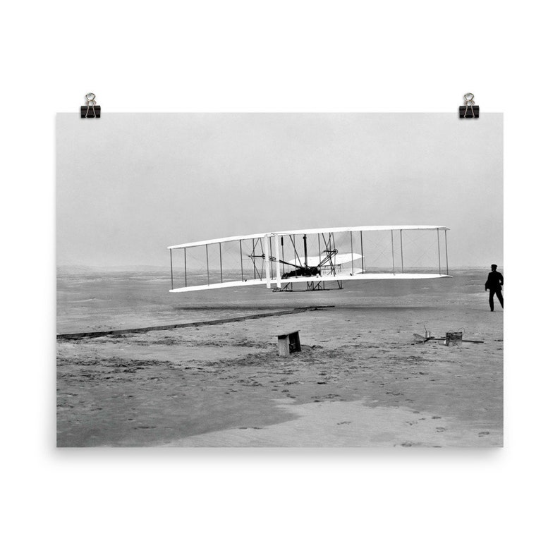 Wright Brothers First Flight Poster Print - Etsy