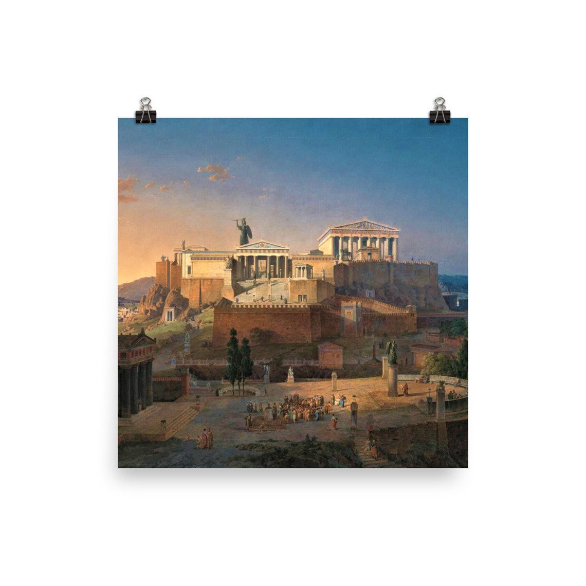 Acropolis by Leo Von Klenze Poster Print - Etsy