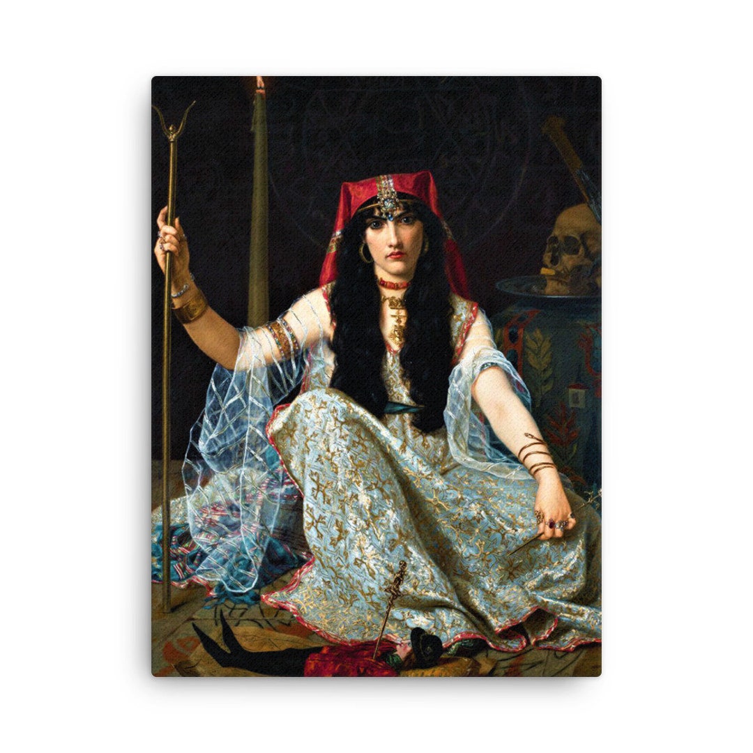 The Sorceress by Georges Merle Canvas Print - Canvas Wall Art - Etsy
