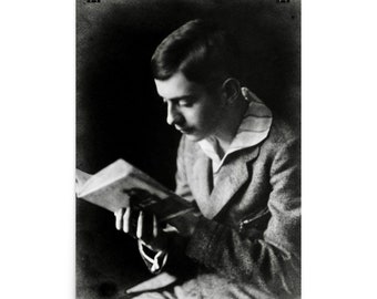 Theodor W. Adorno Poster Original Theodor W. Adorno Portrait Wall Art ...