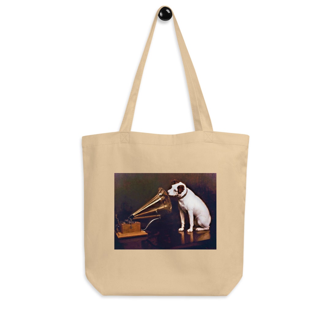His Master's Voice by Francis Barraud Tote Bag - Etsy