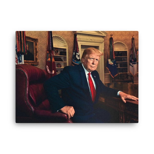 Trump Canvas Wall Art - Etsy