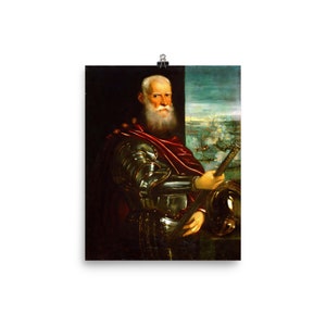 Portrait of the Doge Sebastiano Venier by Tintoretto Poster Print - Etsy