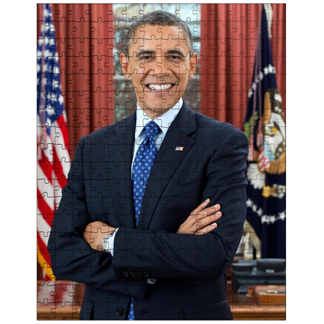 Barack Obama Jigsaw Puzzle: History & Puzzle Lovers Gift - Etsy