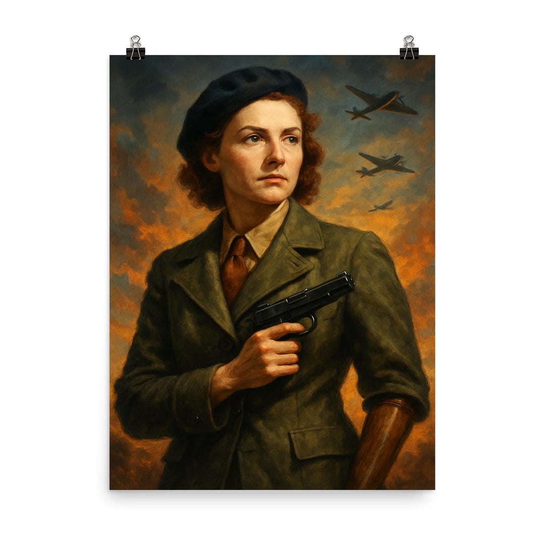 Virginia Hall WWII Spy Poster: Historic Wall Art for History Buffs - Etsy
