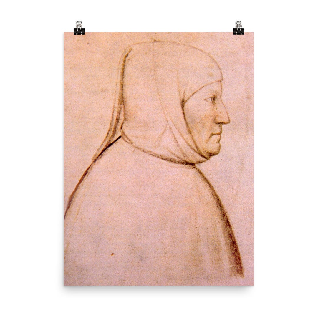 Francesco Petrarca Poster Print: Renaissance Poet Portrait Wall Art - Etsy