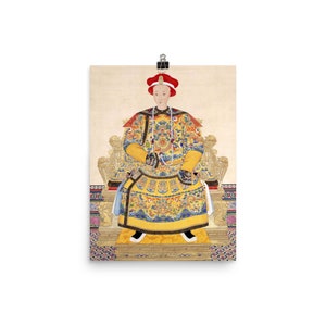 Tongzhi Emperor Poster Print - Etsy