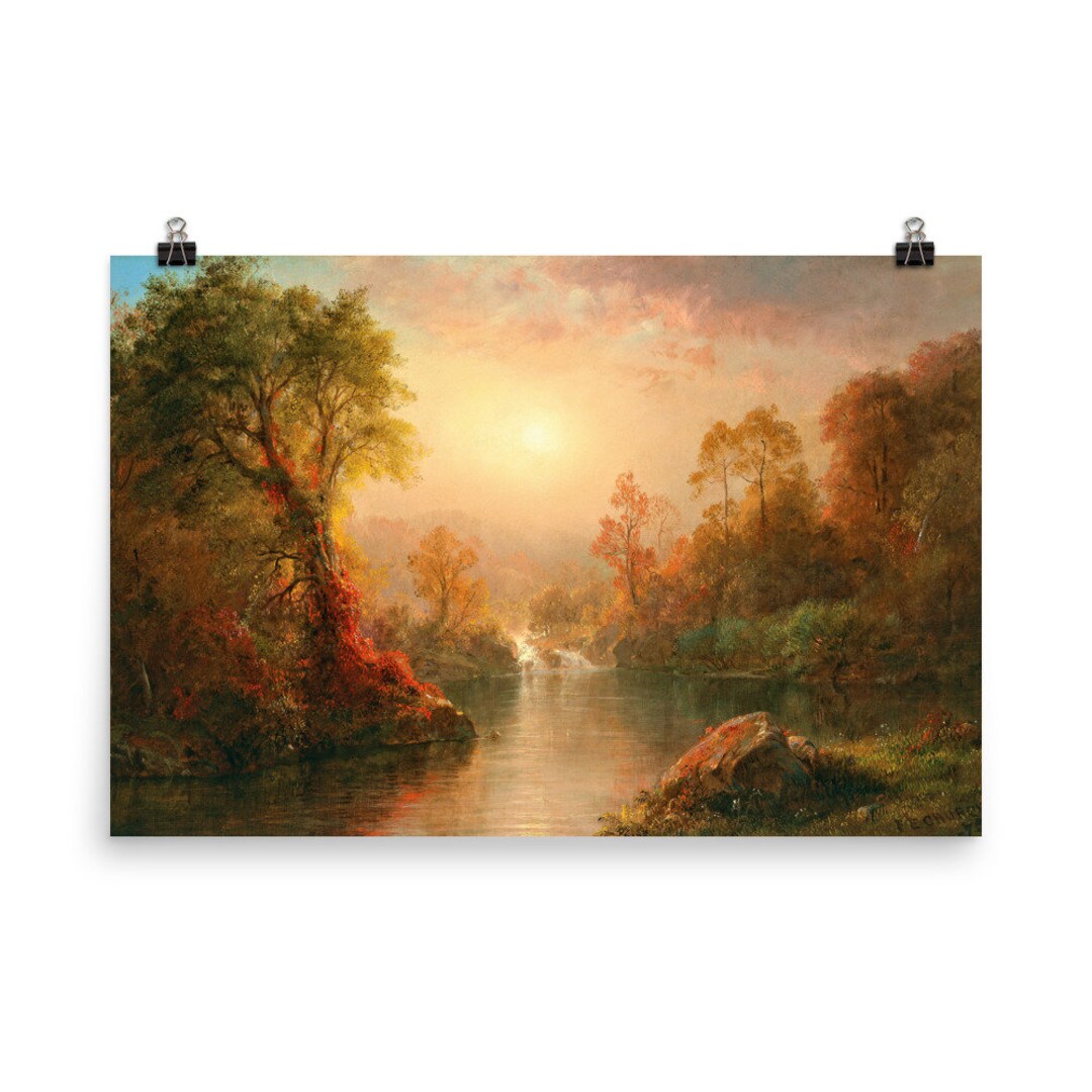 Autumn by Frederic Edwin Church Poster Print - Etsy