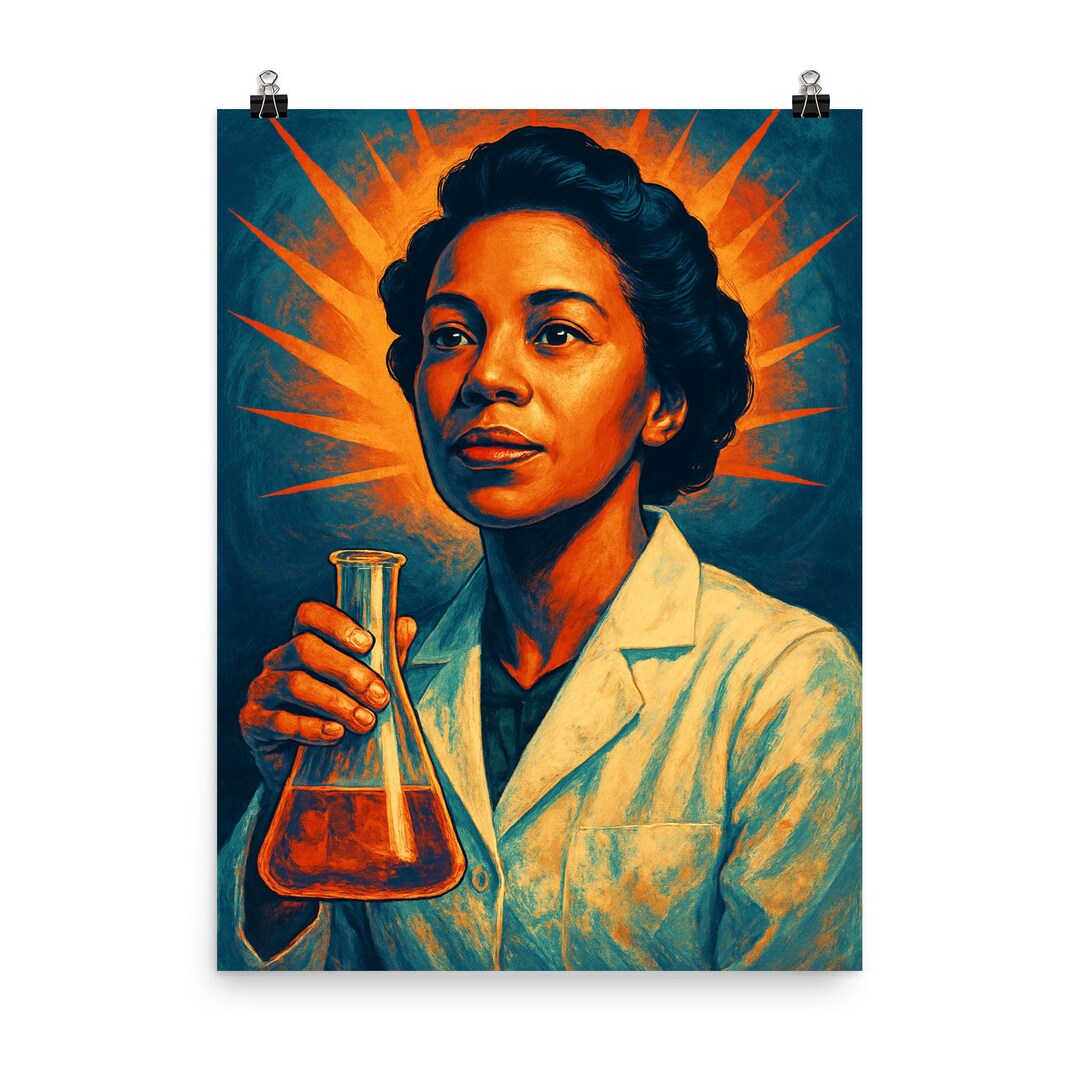 Marie Maynard Daly Wall Art Science Pioneer Poster Print Unique ...