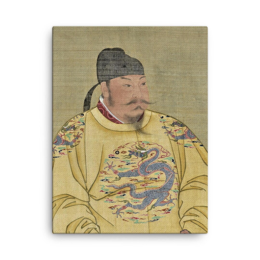 Emperor Taizong of Tang Canvas Print Canvas Wall Art - Etsy