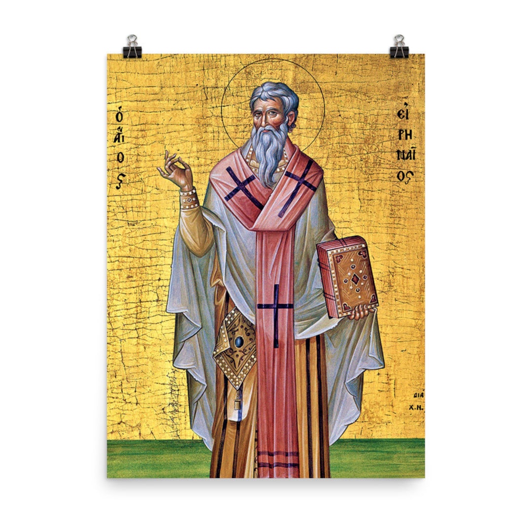 Saint Irenaeus of Lyons Poster Print - Etsy