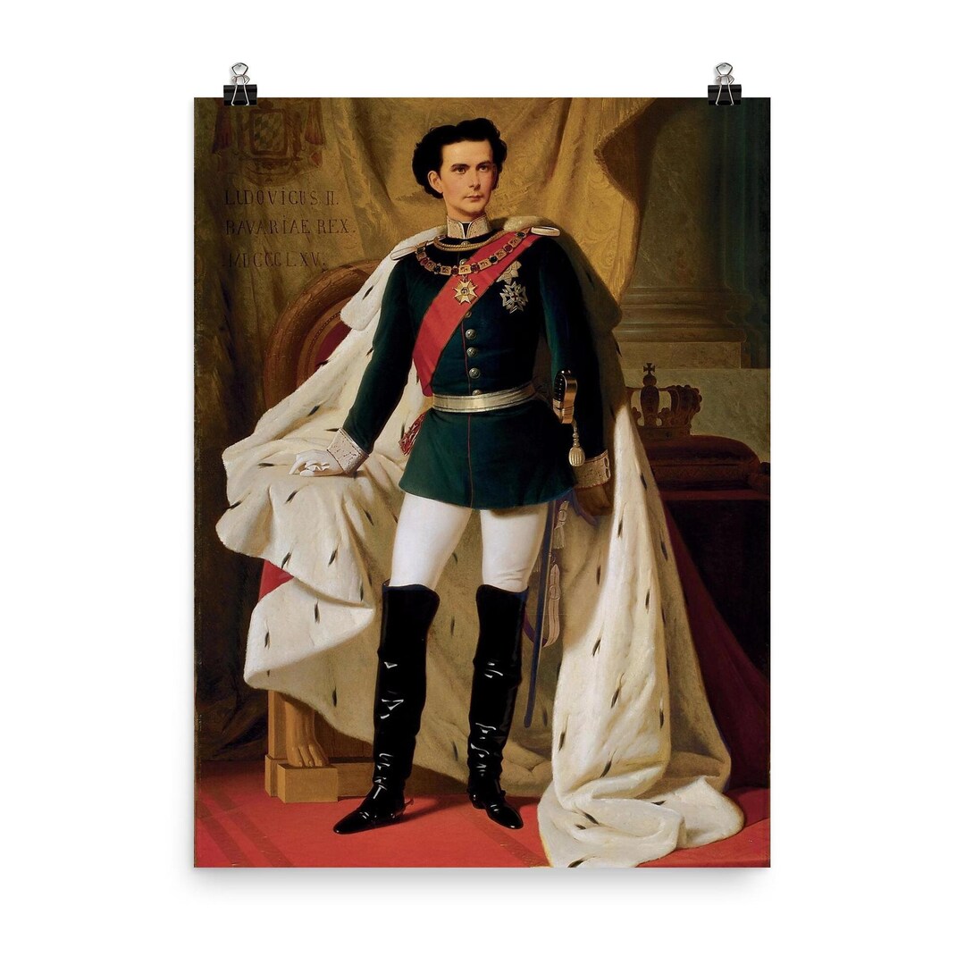 Ludwig II of Bavaria Poster Print – 18” X 24” - Etsy