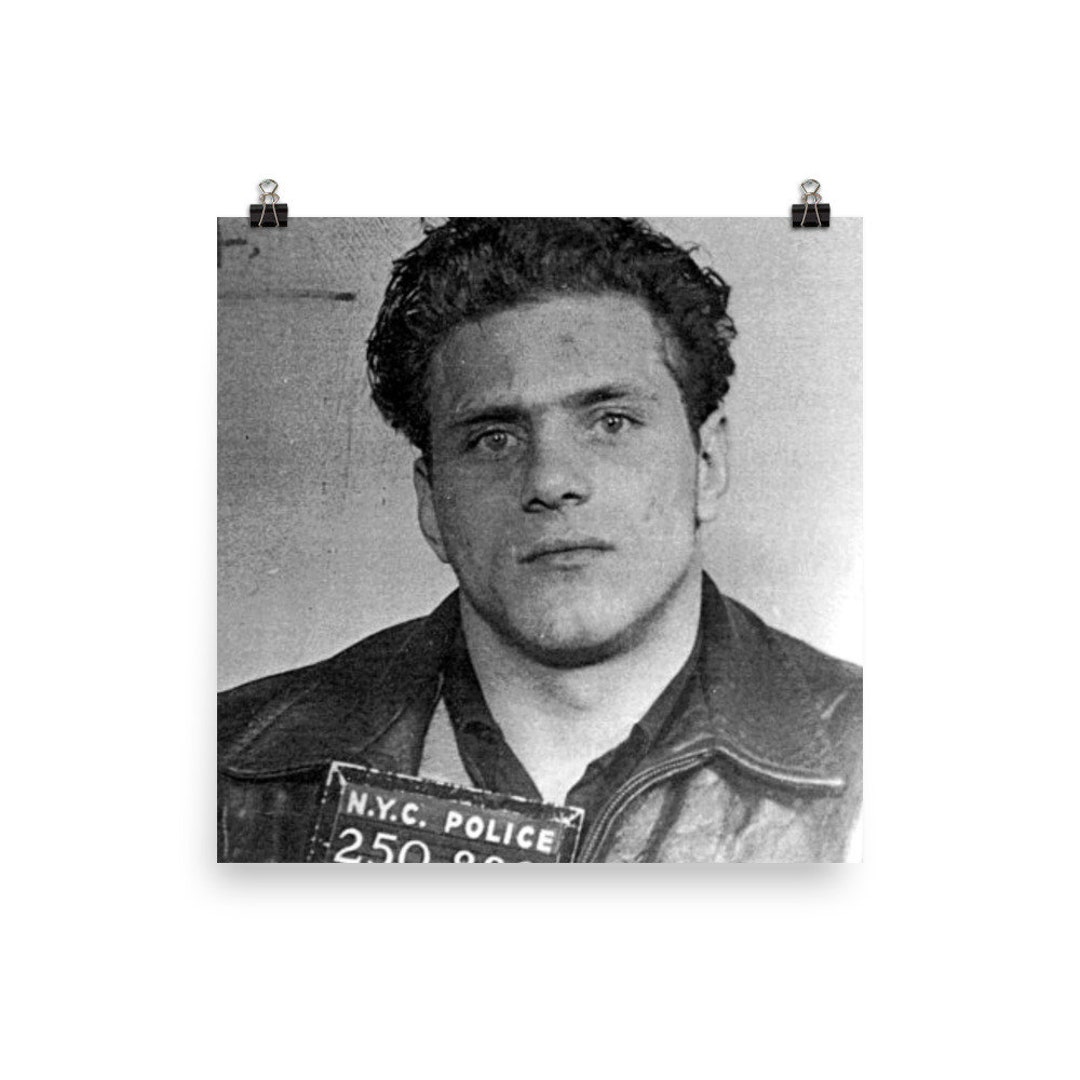 Joe Gallo Mugshot Poster Print Etsy