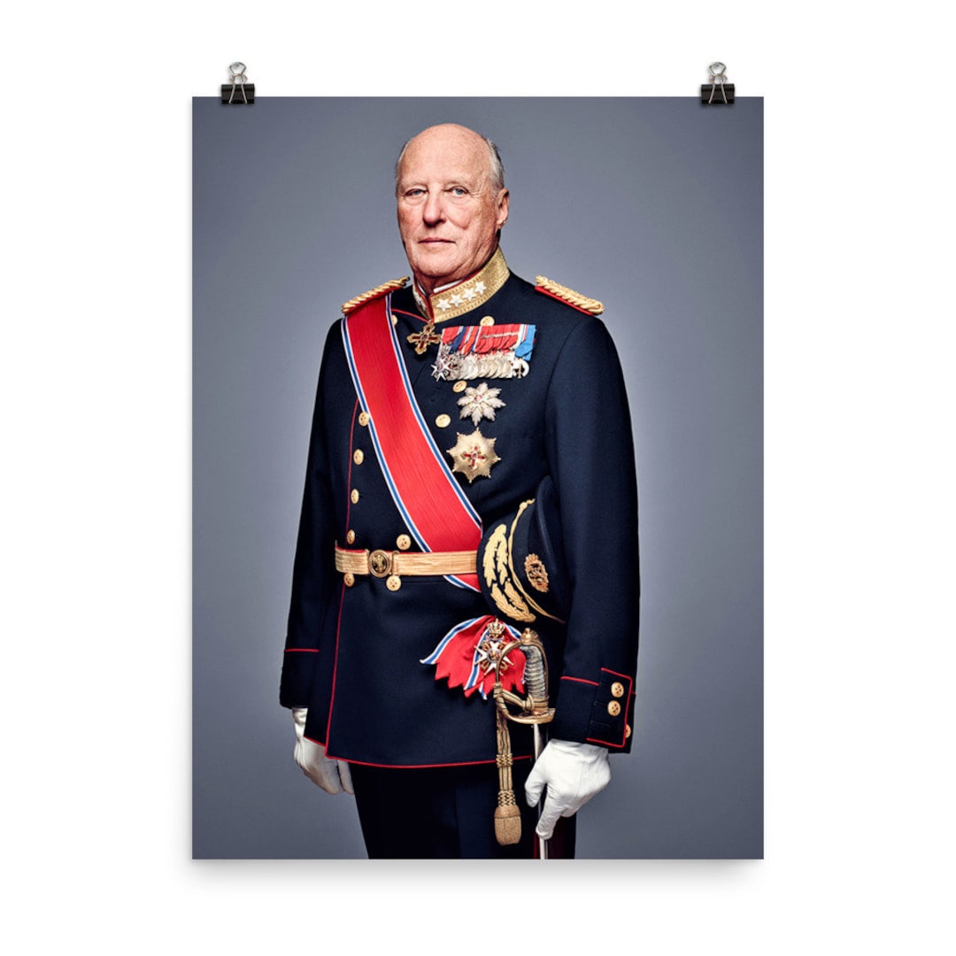 King Harald V of Norway Poster Print - Etsy
