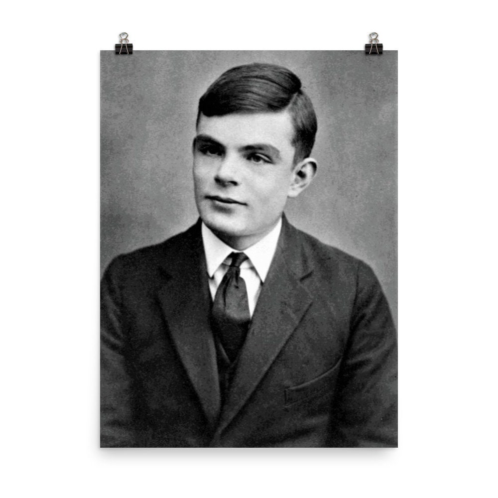 Alan Turing Poster | Etsy