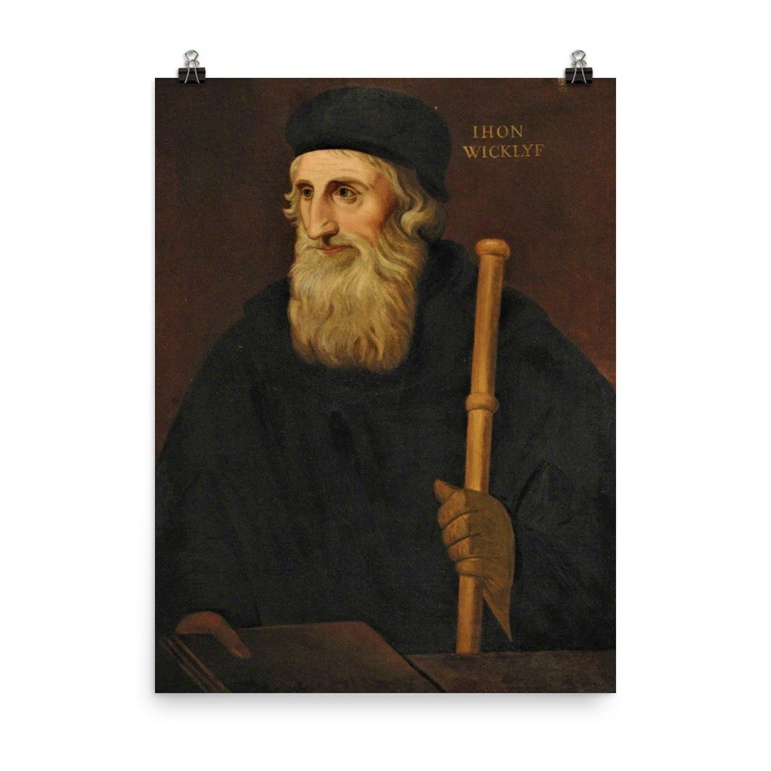 John Wycliffe Poster Print - Etsy