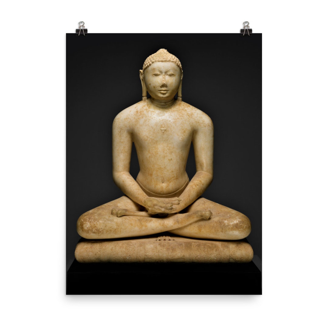 Jain Svetambara Tirthankara in Meditation Poster Print - Etsy