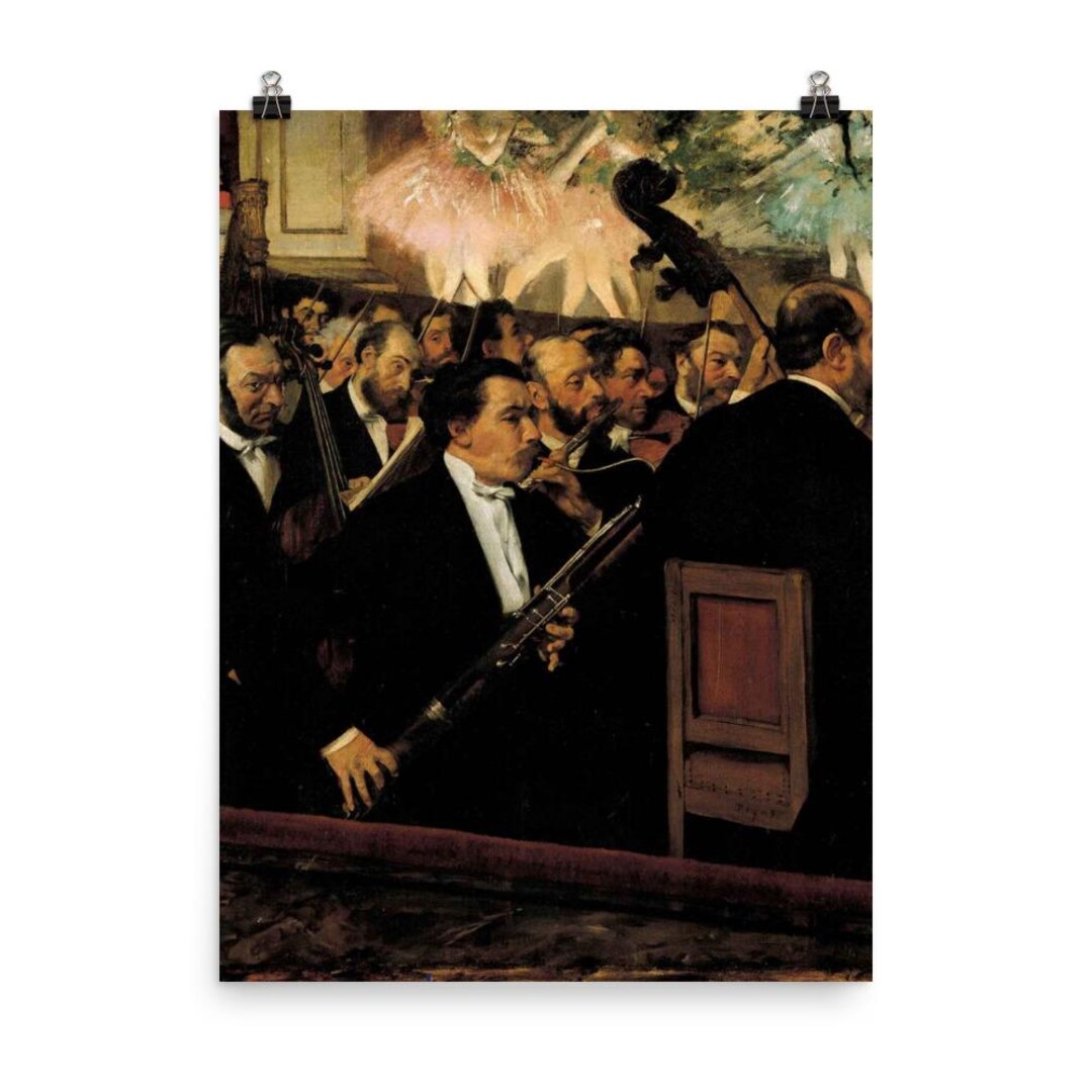 The Orchestra at the Opera by by Edgar Degas Poster Print - Etsy