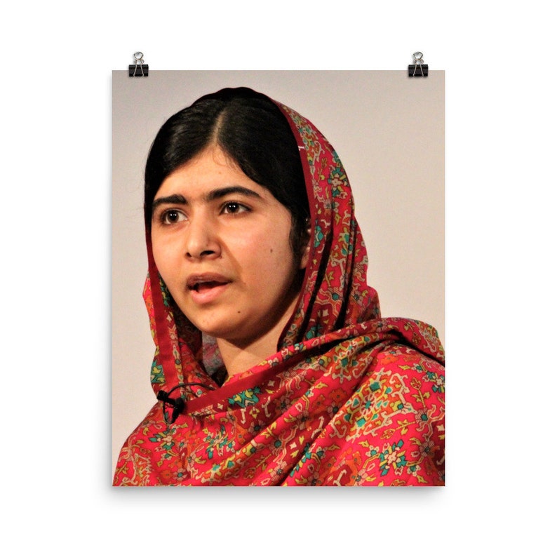 Malala Yousafzai Poster Print - Etsy