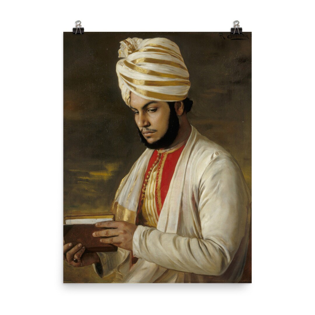 Abdul Karim (the Munshi) by Rudolf Swoboda Poster Print - Etsy