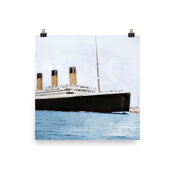 The Real Titanic Ship In Color