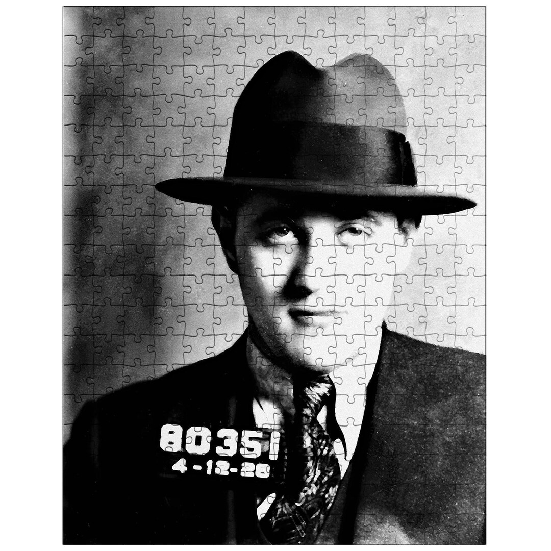 Bugsy Siegel Jigsaw Puzzle – Vintage Mobster Art, Prohibition Era - Etsy