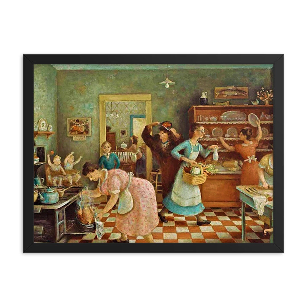 Thanksgiving by Doris Lee Framed Print - Etsy