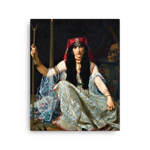 The Sorceress by Georges Merle Canvas Print Canvas Wall Art - Etsy