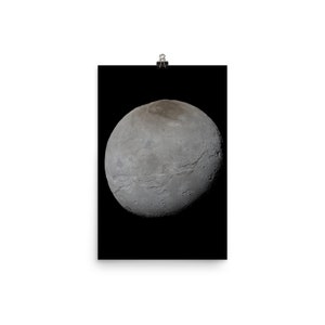 Charon pluto Moon Poster Print - Etsy