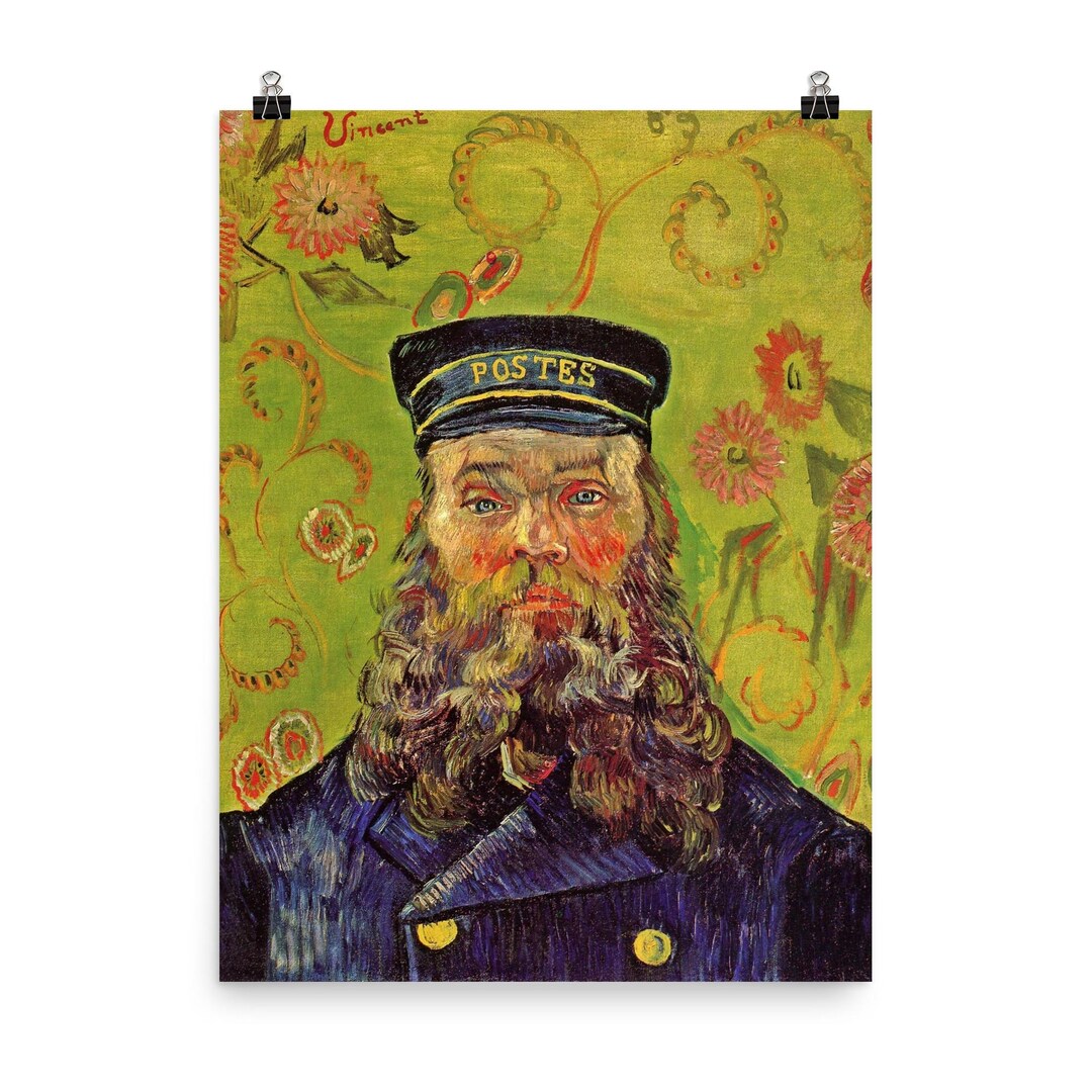 Vincent Van Gogh Postman Roulin 1889 Poster Print - Unique Wall Art for ...
