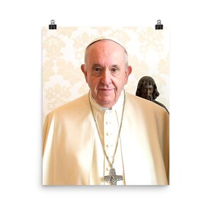 Pope Francis Poster Print - Etsy