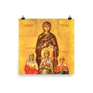 Saint Sophia Poster Print - Etsy
