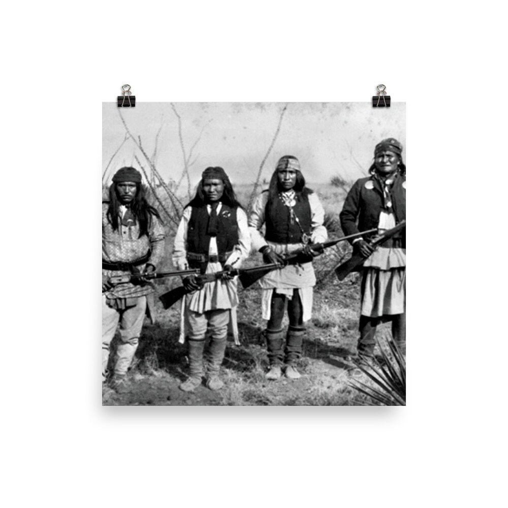 Geronimo and His Warriors Poster Print - Etsy