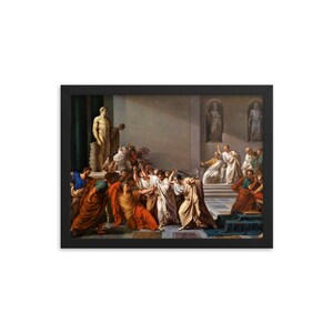 The Death of Julius Caesar by Vincenzo Camuccini Framed Print - Etsy